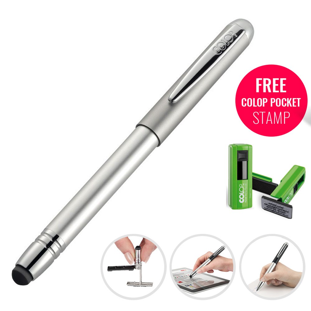 Pre Ink Pen Stamp - Blue Body - Pen Stamp