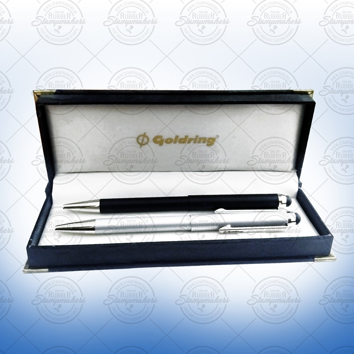 Executive Pen stamp with name engraved on the top. - Pen Stamp