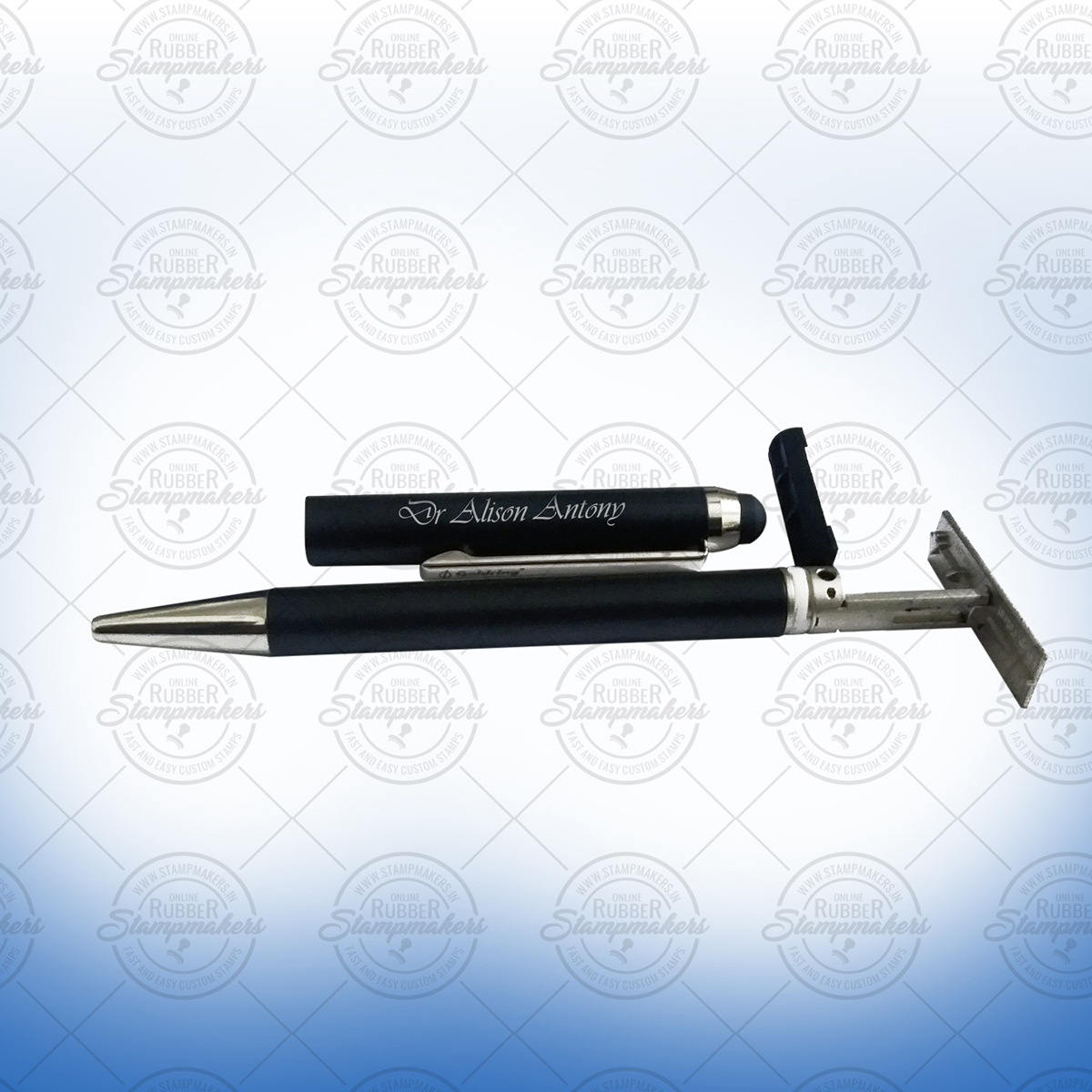 Executive Pen stamp with name engraved on the top. - Pen Stamp